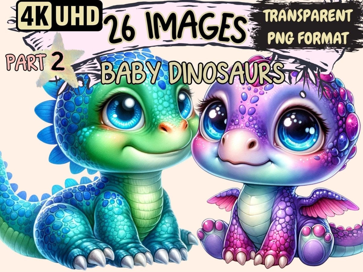 Baby Dinosaurs (P2) Clipart