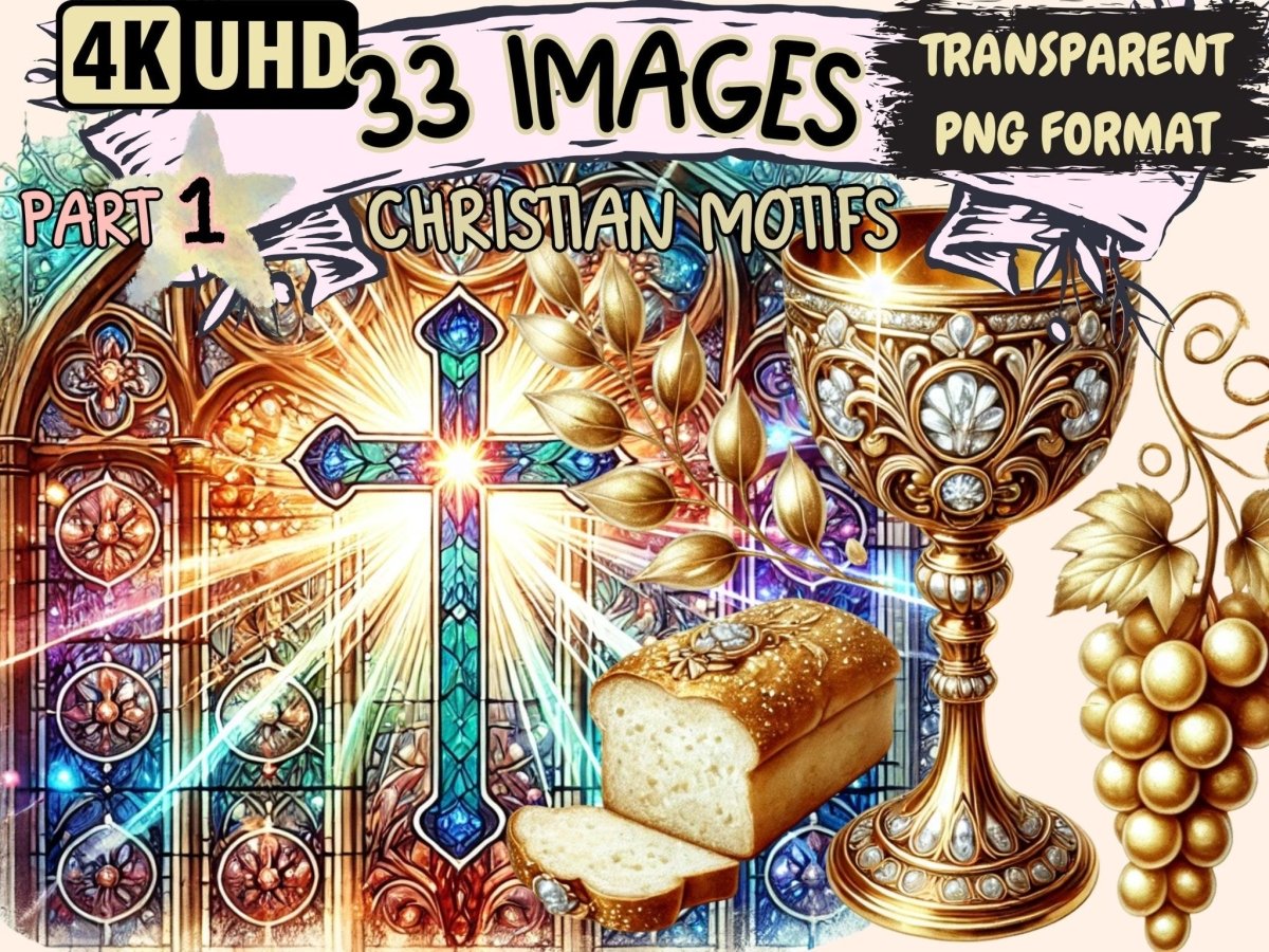 Christian Motifs Clipart — WondersArtist