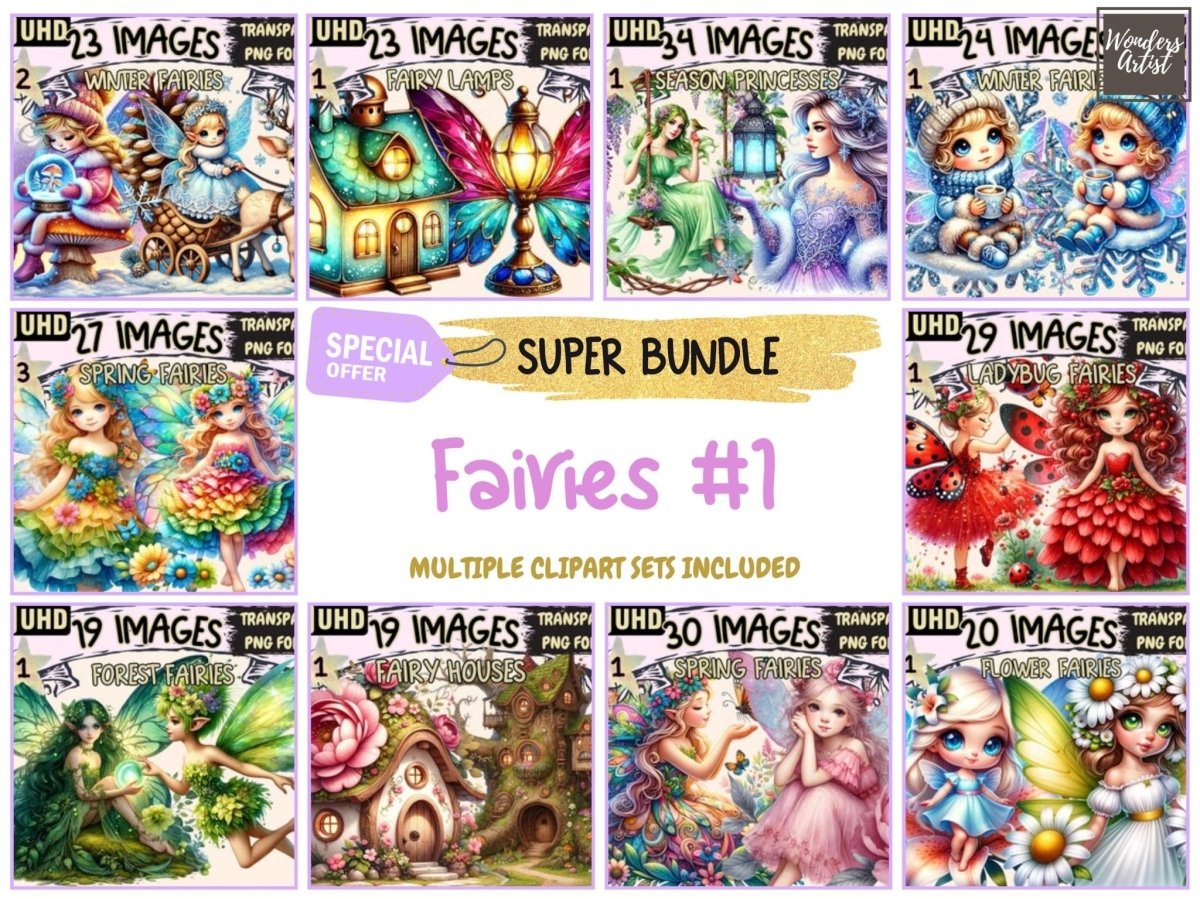 Fairies SUPER BUNDLE - WondersArtist