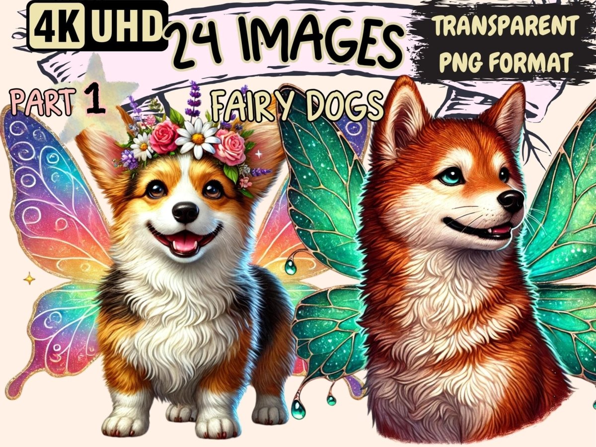 Fairy Dogs Clipart – Wonders Artist