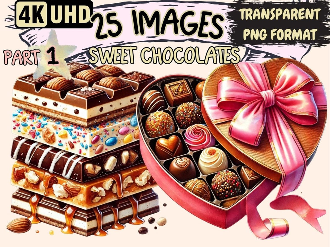 Chocolate Heaven Watercolor Clipart - WondersArtist — WondersArtist