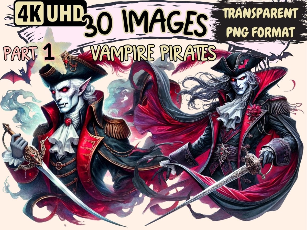 Vampire Pirates Clipart